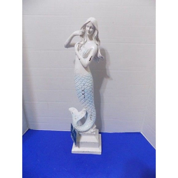Mermaid Figurine | Accents | New Mermaid Figurine Statue Coastal ...